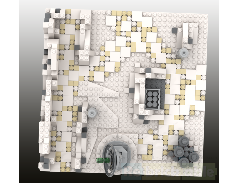 LEGO MOC Hoth radar and trench by LucSoleBricks | Rebrickable - Build ...