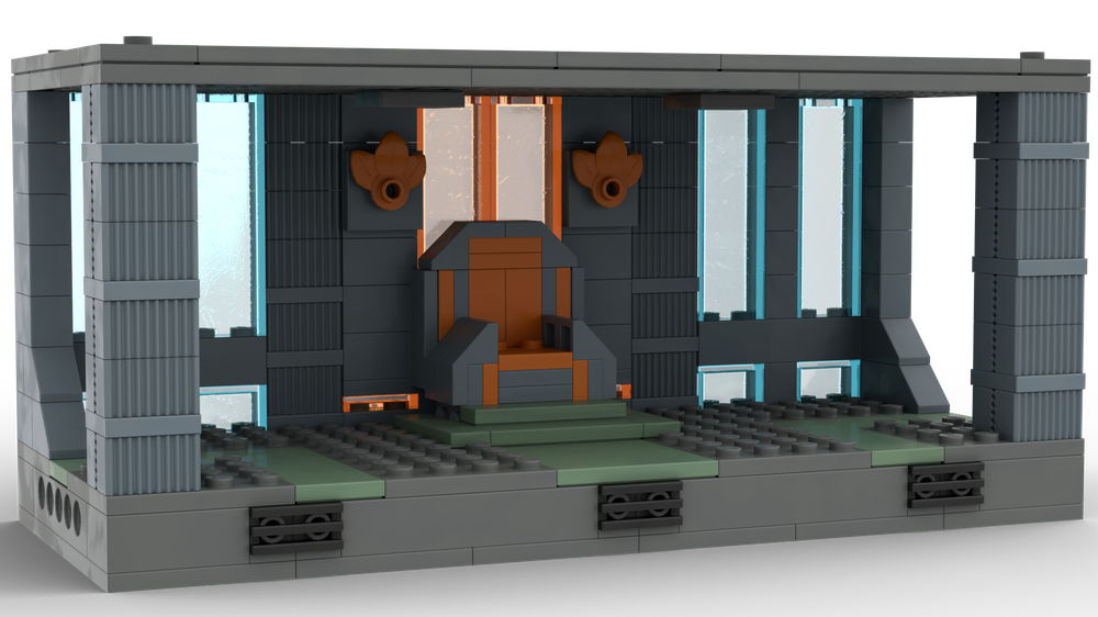 LEGO MOC StaCrate012 - Mandalore Throne room by papaglop | Rebrickable ...