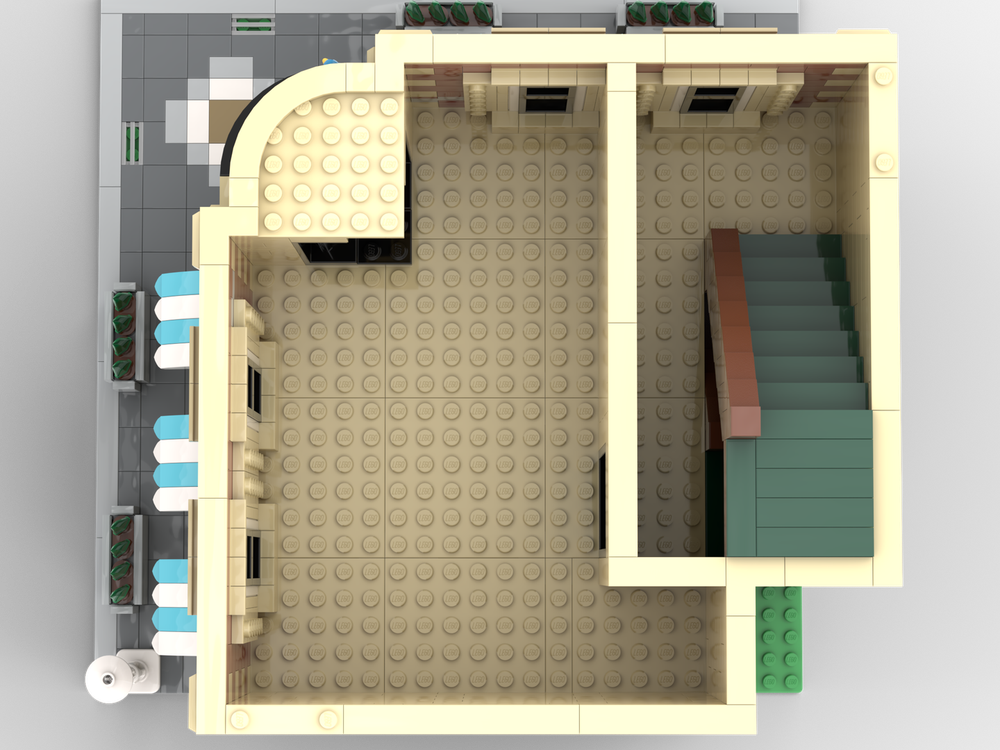 Lego Moc Corner Apartments By Turtle Time Bricks Rebrickable Build