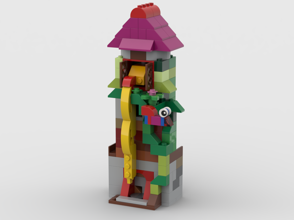 LEGO MOC 10698 - Rapunzel's Tower by ChiLegGodt | Rebrickable - Build ...