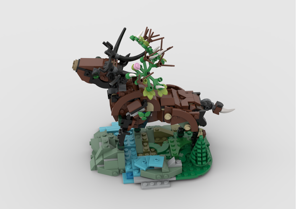 Lego Moc Guardian Of The Forest By Nmbro Rebrickable Build With Lego