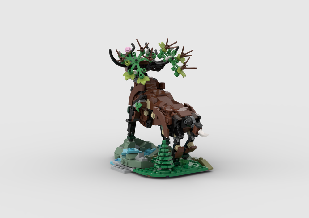 Lego Moc Guardian Of The Forest By Nmbro Rebrickable Build With Lego