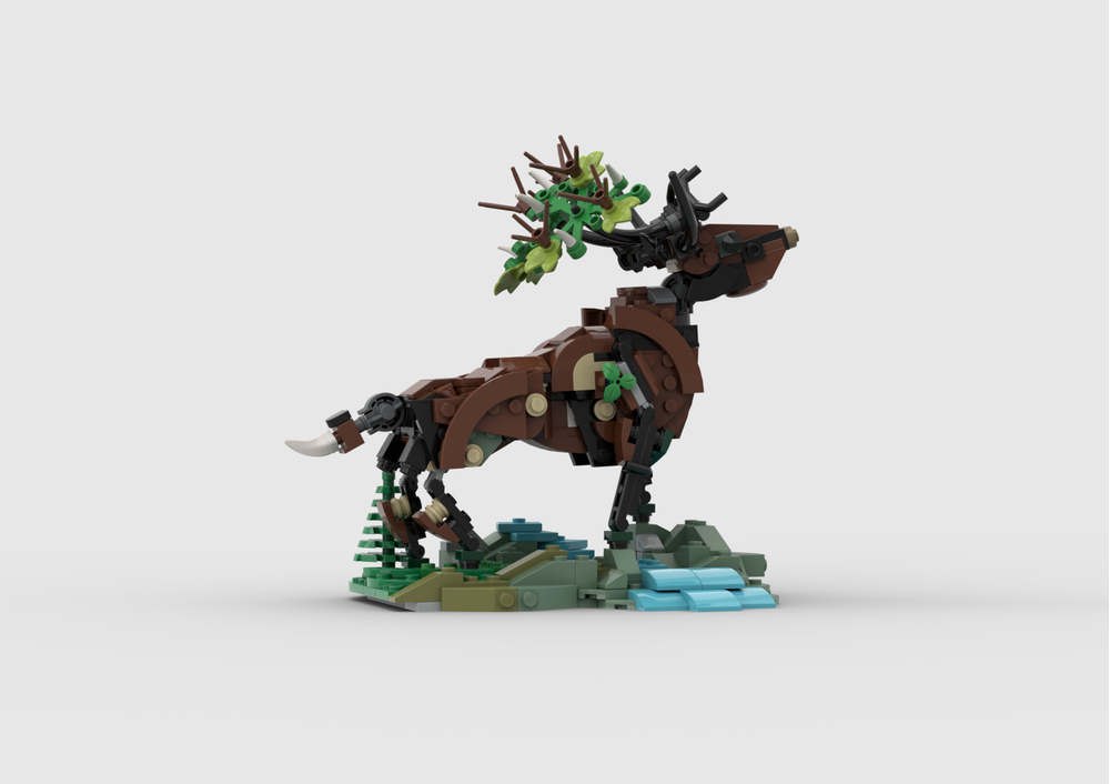 Lego Moc Guardian Of The Forest By Nmbro Rebrickable Build With Lego