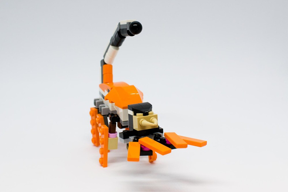 LEGO MOC Orange scorpion by Rovel | Rebrickable - Build with LEGO
