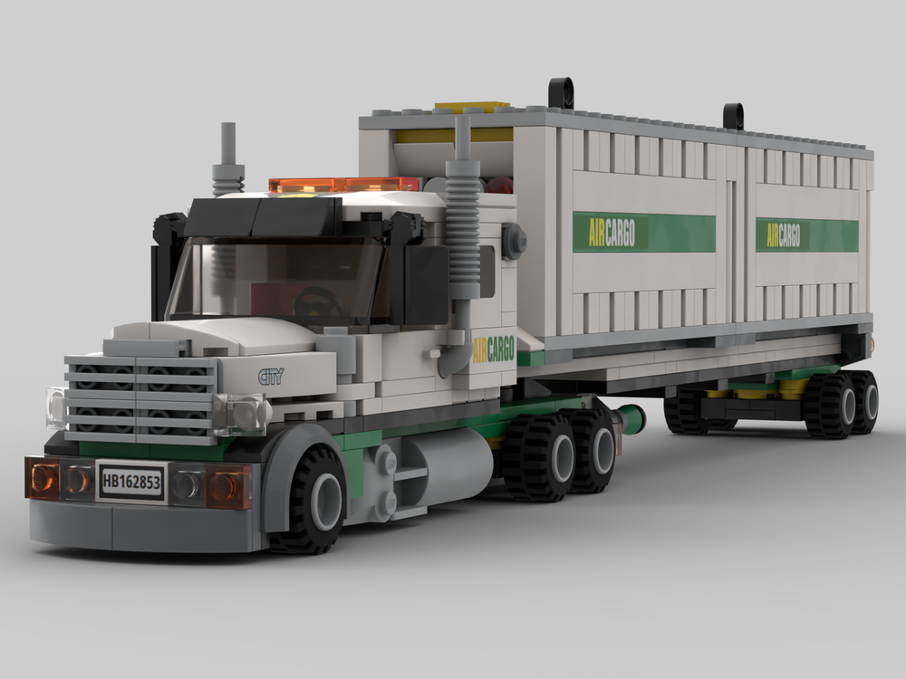 LEGO MOC Air Cargo Truck & Container Trailer by HaulingBricks ...