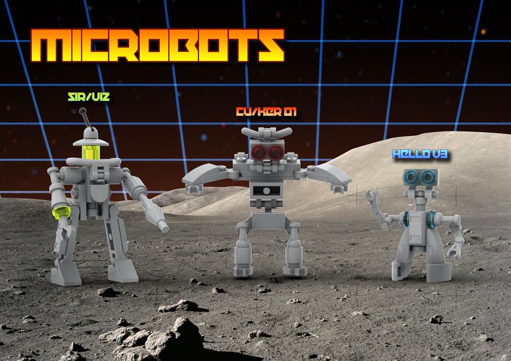 LEGO MOC Microbots by Thorstein_BG | Rebrickable - Build with LEGO