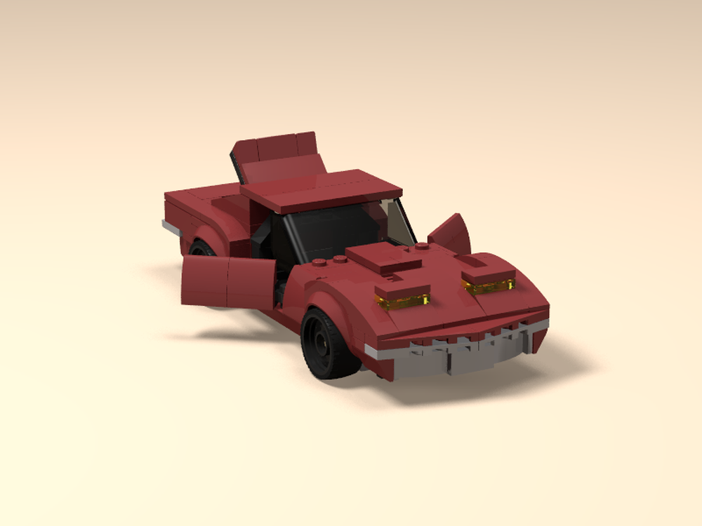 LEGO MOC Corvette C3 76903 Mod by Xayadude | Rebrickable - Build with LEGO