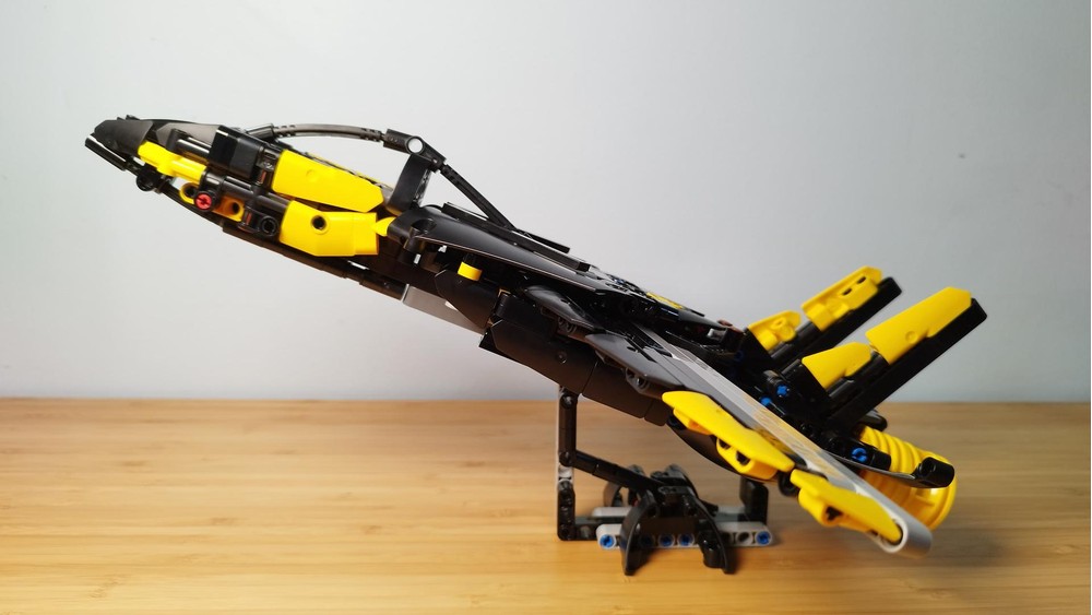 LEGO MOC Yellow F-14 Tomcat (42151 Alternate Build) by nopingrid_lego ...