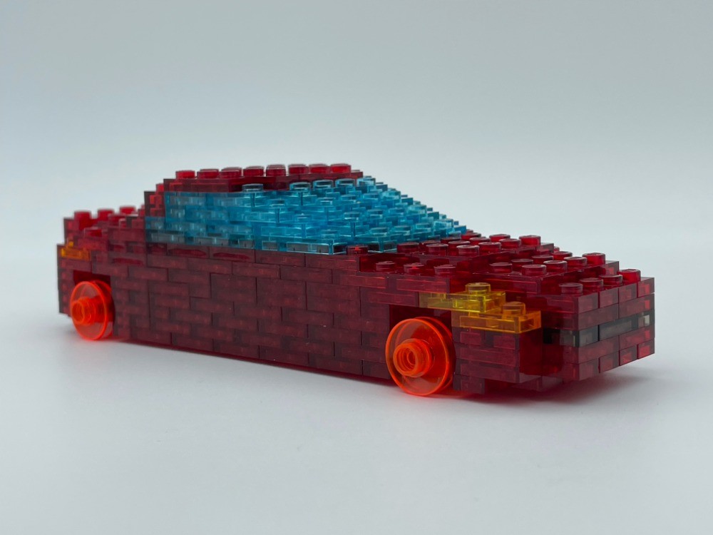 LEGO MOC Retrowave/Synthwave Inspired Transparent Car by MaizeRanger ...
