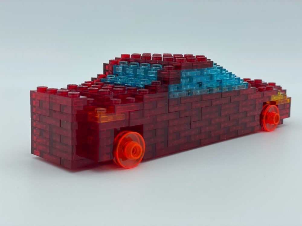 LEGO MOC Retrowave/Synthwave Inspired Transparent Car by MaizeRanger ...