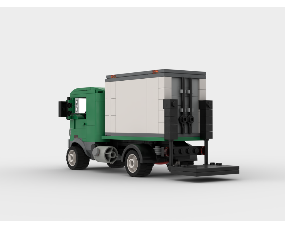 LEGO MOC Cargo Box Truck Moc by owstin | Rebrickable - Build with LEGO