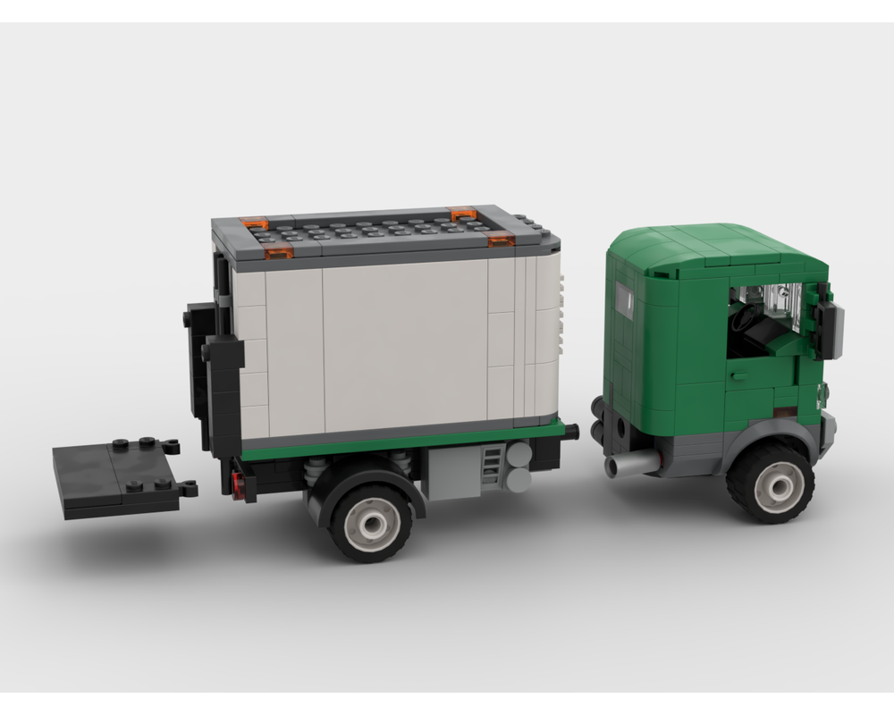 LEGO MOC Cargo Box Truck Moc by owstin | Rebrickable - Build with LEGO