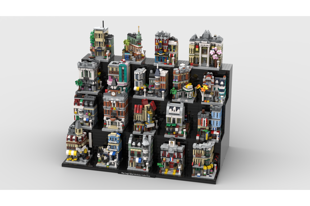Lego Moc Mini Modular Buildings The Full Set Of 19 By Christromans
