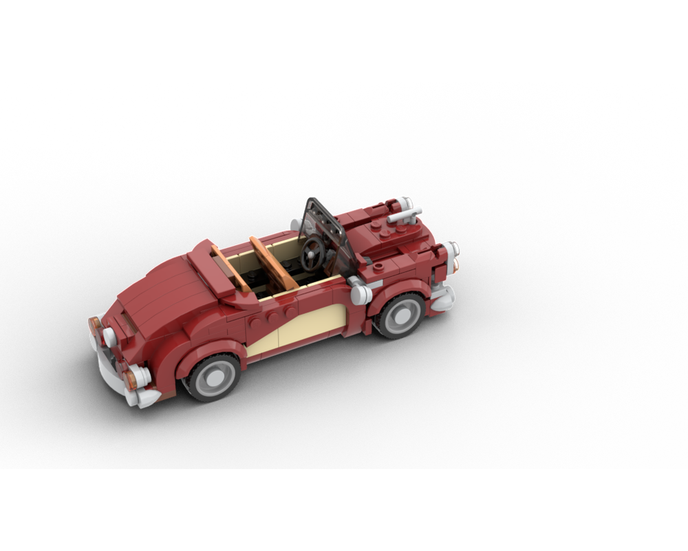 LEGO MOC vintage car custom by EagleBrick | Rebrickable - Build with LEGO