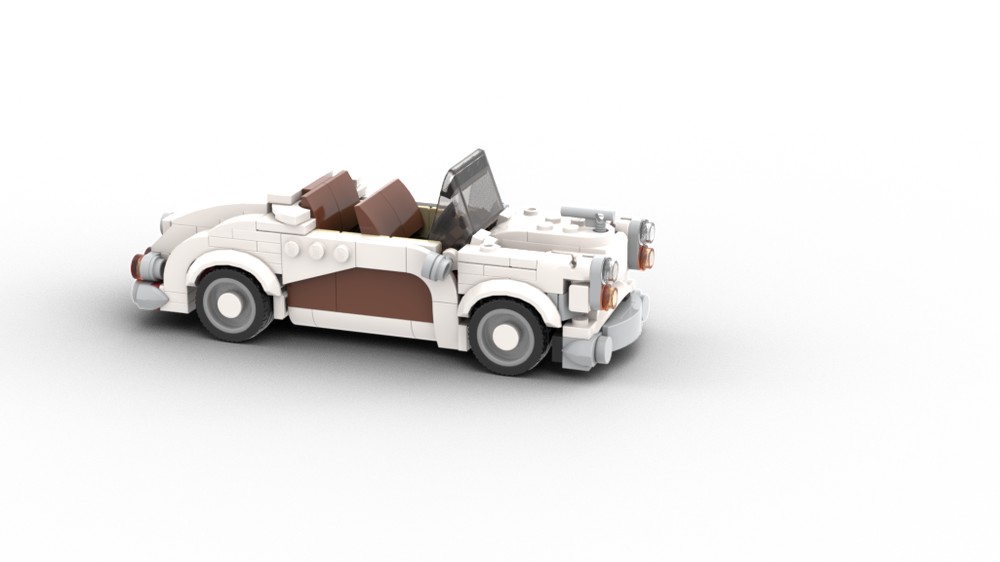 Lego Moc Vintage Car Custom By Eaglebrick Rebrickable Build With Lego