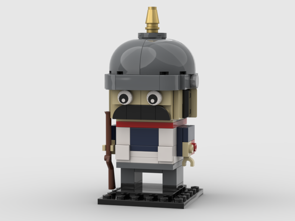 LEGO MOC Prussian Brickheadz by Brown_Bricks | Rebrickable - Build with ...