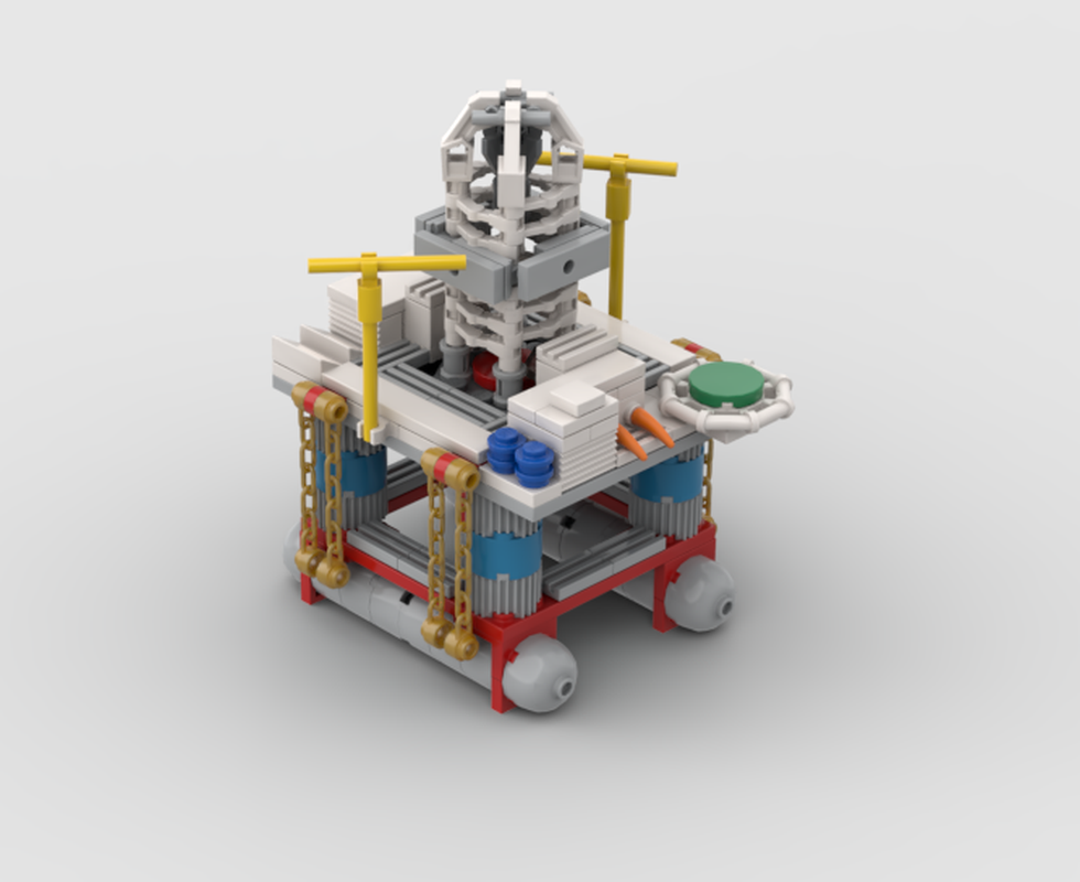 LEGO MOC O&G semi submersible drilling rig by lucasfrota | Rebrickable ...