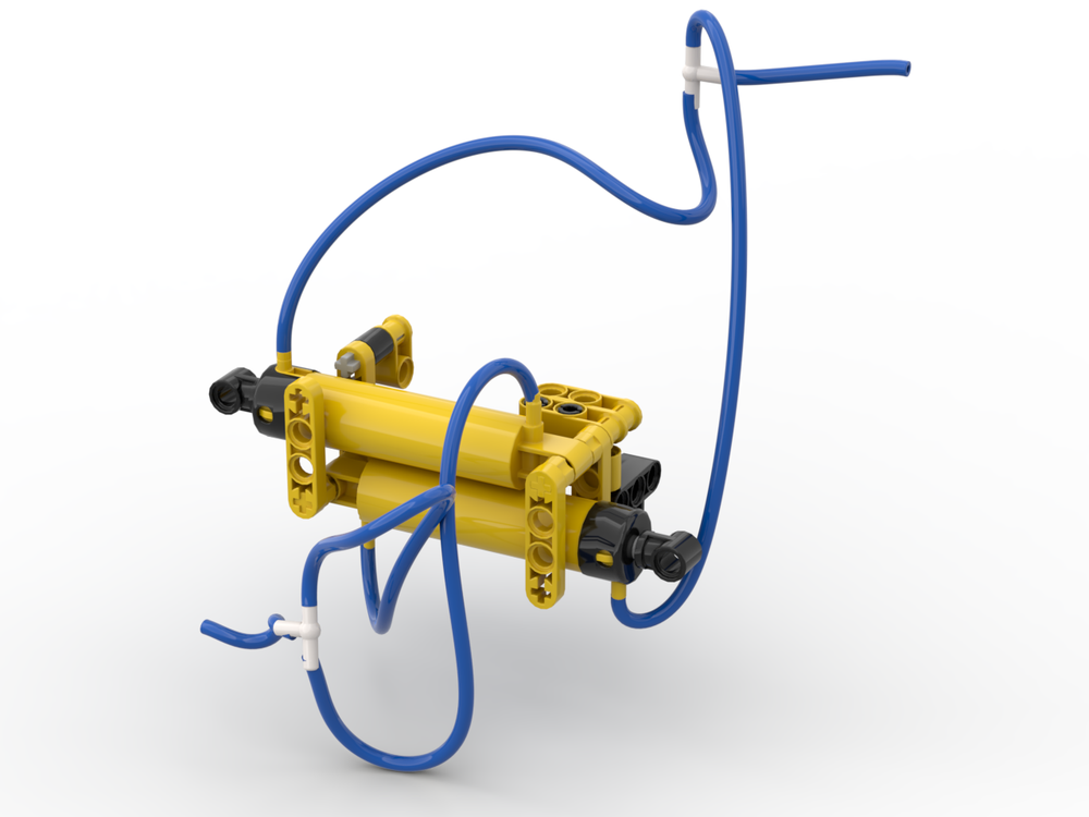 LEGO MOC LEGO Technic Double Pneumatic Cylinder PN by Brickfisher ...