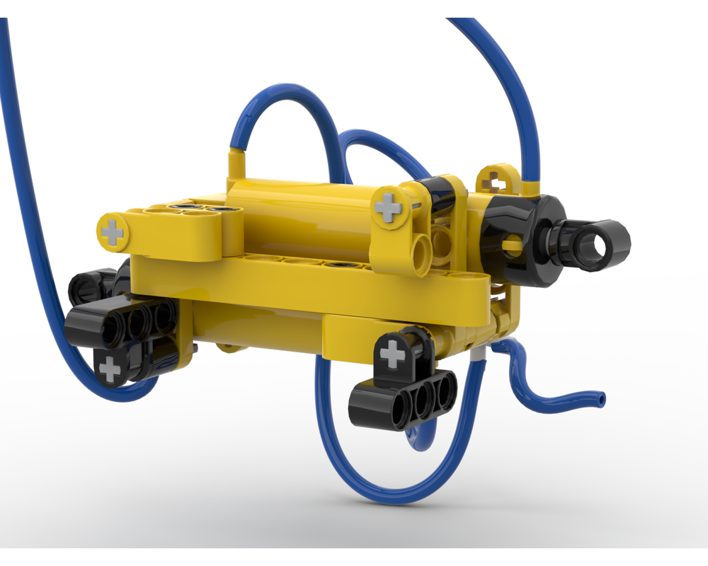 LEGO MOC LEGO Technic Double Pneumatic Cylinder PN by Brickfisher ...