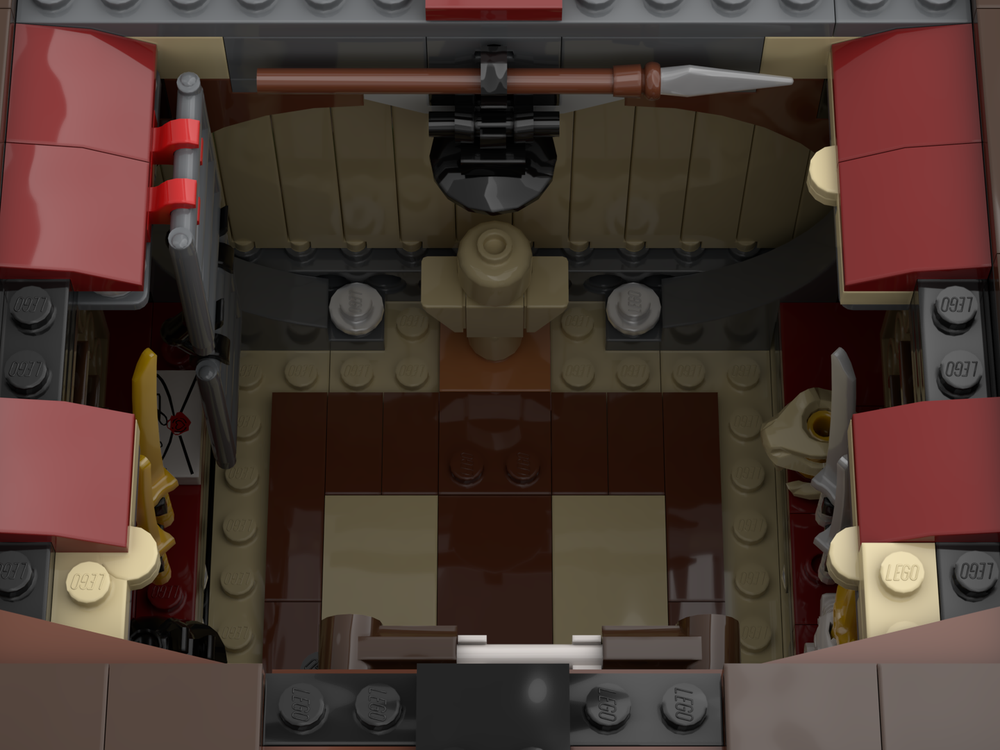 Lego Moc Modular Dojo And Sushi Bar By Krugaar Rebrickable Build