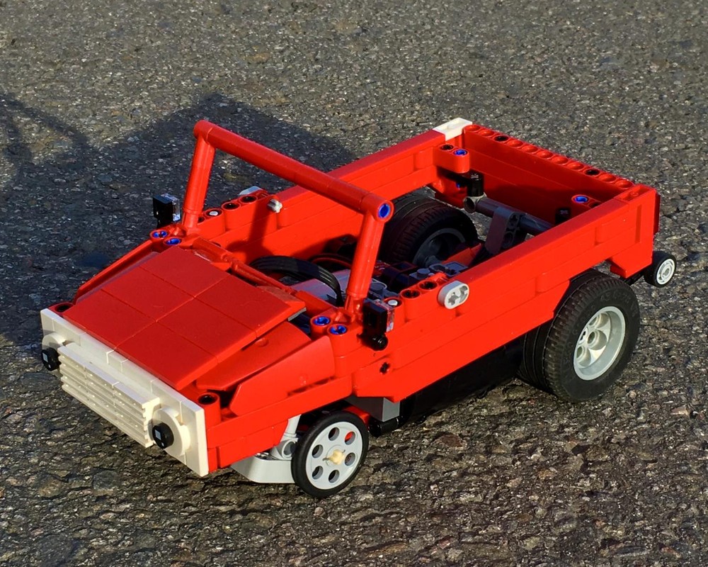 LEGO MOC LuAZ 969M Drag racer by Senna_GTR | Rebrickable - Build with LEGO