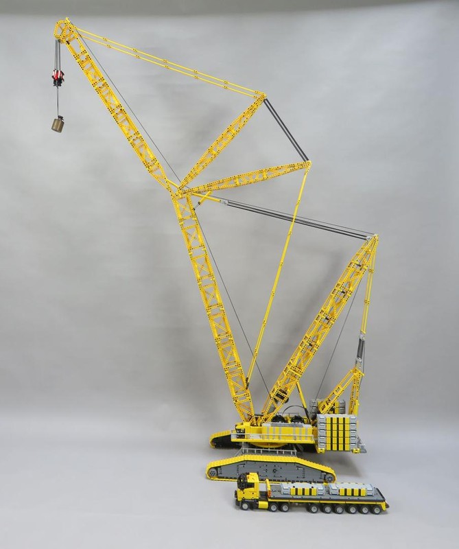LEGO MOC Liebherr LR 13000 Crawler Crane by marthart | Rebrickable ...