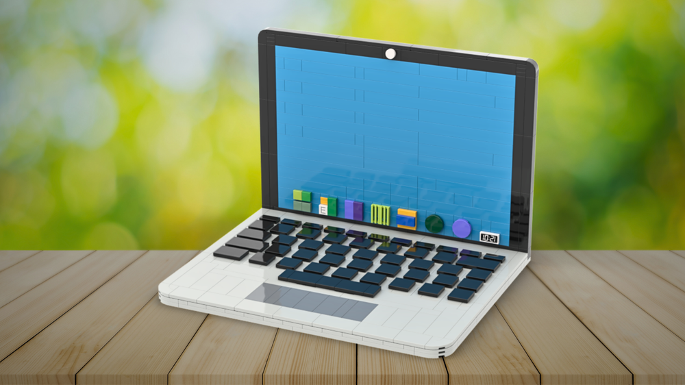 LEGO MOC Laptop by deer_from_north | Rebrickable - Build with LEGO
