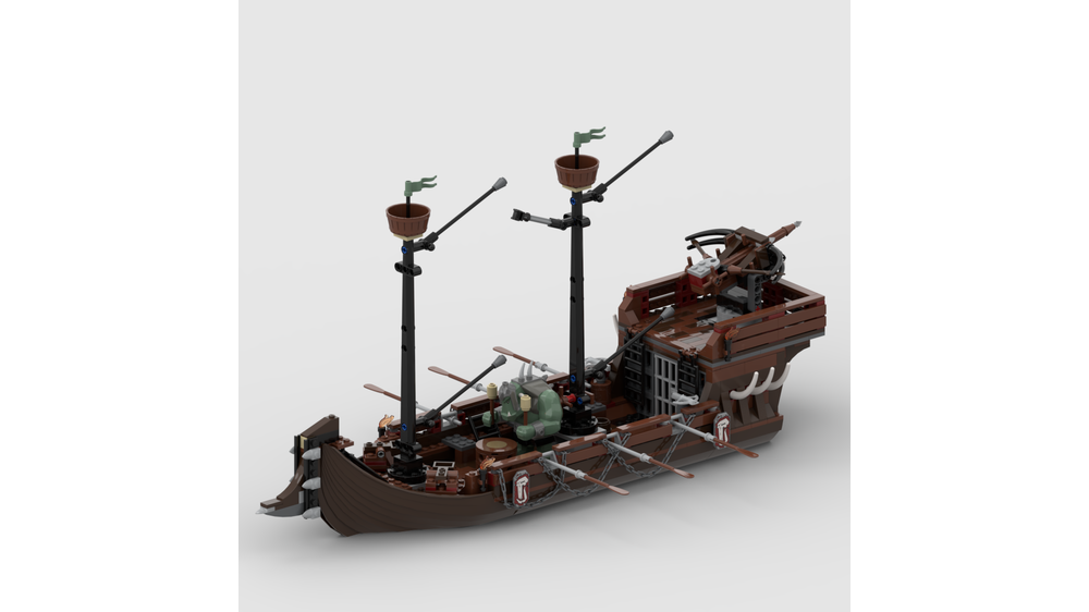 LEGO MOC 7048 - Troll Warship Remaster by Fantasts | Rebrickable ...