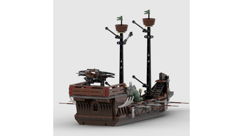 LEGO MOC 7048 - Troll Warship Remaster by Fantasts | Rebrickable ...