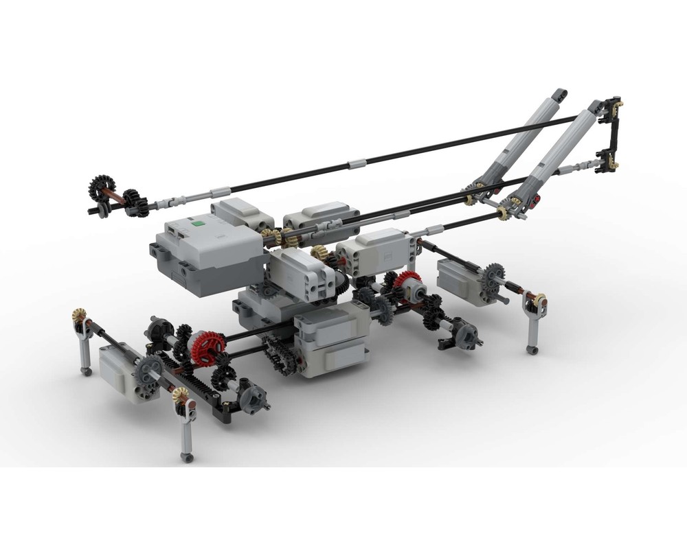 LEGO MOC Mobile Articulated Boom Lift by kladovec | Rebrickable - Build ...