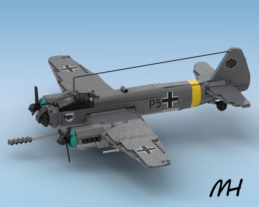 LEGO MOC Junkers Ju 88 by model hangar | Rebrickable - Build with LEGO