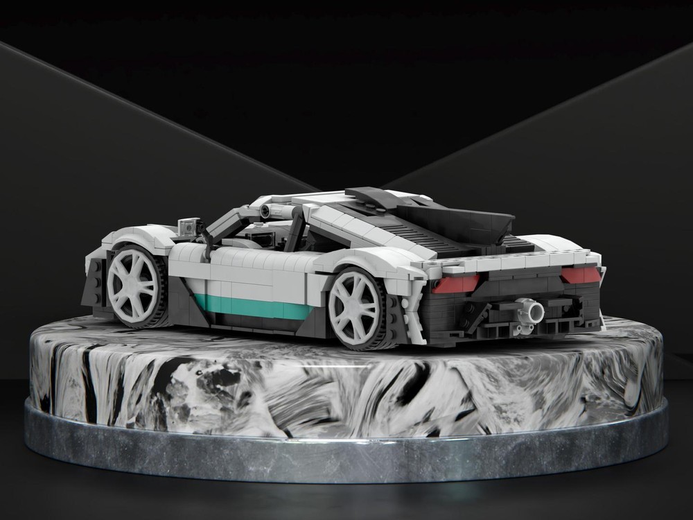 Lego Moc Mercedes Amg One By Brickmrbear Rebrickable Build With Lego