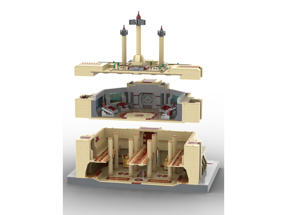 Lego Moc Sw Temple Playset By Gianluxx18 Rebrickable Build With Lego