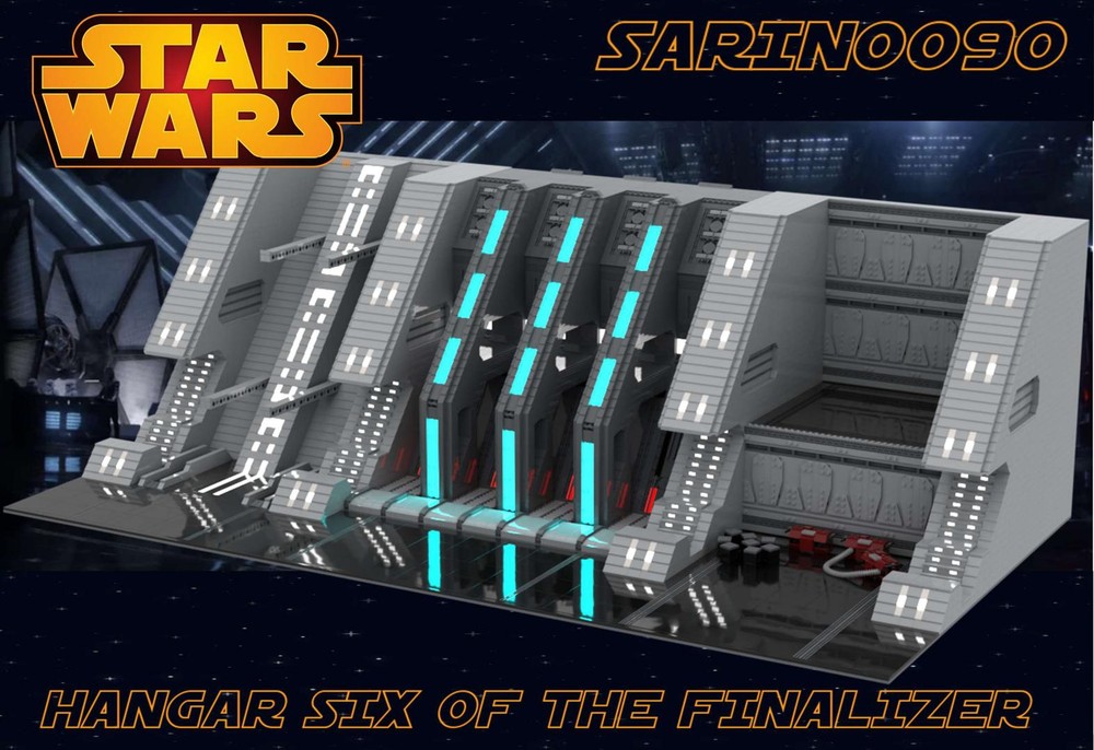 LEGO MOC SW - Hangar Six of the Finalizer by Sarinoo90 | Rebrickable - Build with LEGO