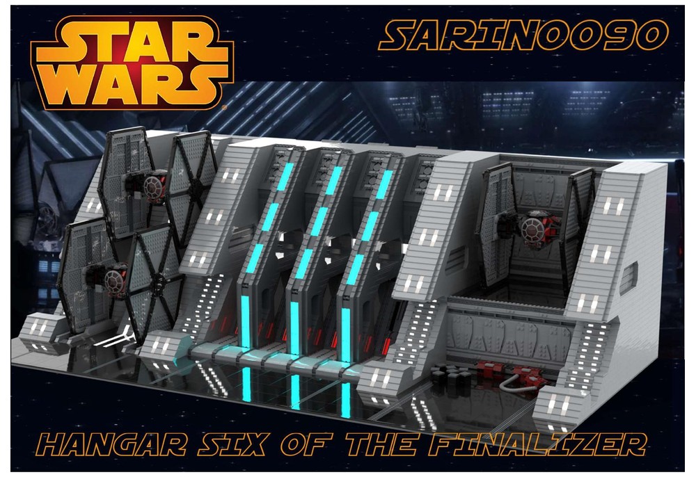 LEGO MOC SW - Hangar Six of the Finalizer by Sarinoo90 | Rebrickable ...