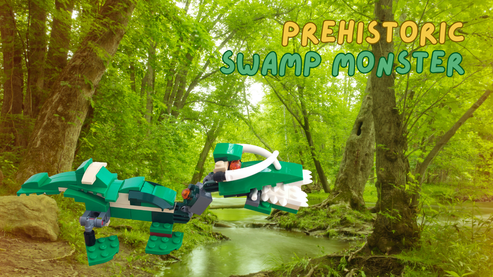 LEGO MOC Prehistoric Swamp Monster by ronendlaat | Rebrickable - Build ...