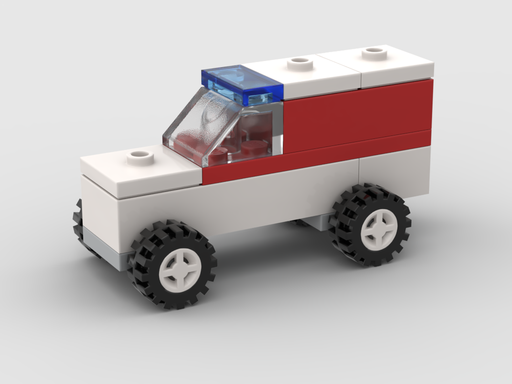 LEGO MOC 30510 - Ambulance Truck by ChiLegGodt | Rebrickable - Build ...