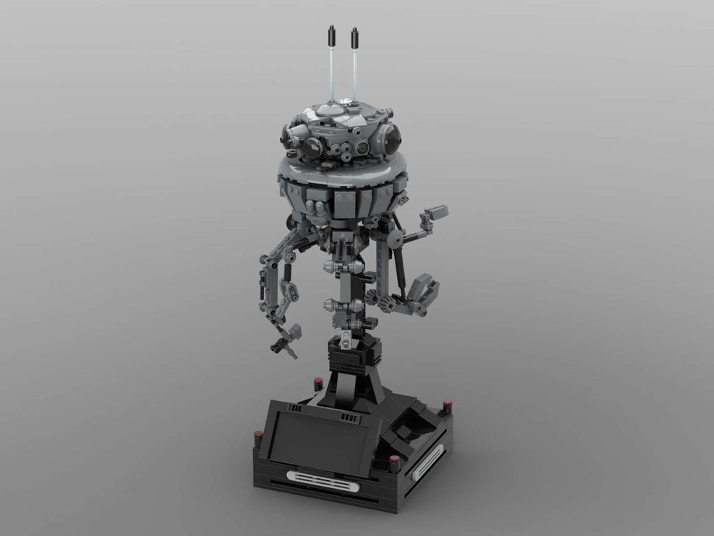Lego Moc Display Stand For Imperial Probe Droid Viper 75306 By Tile R