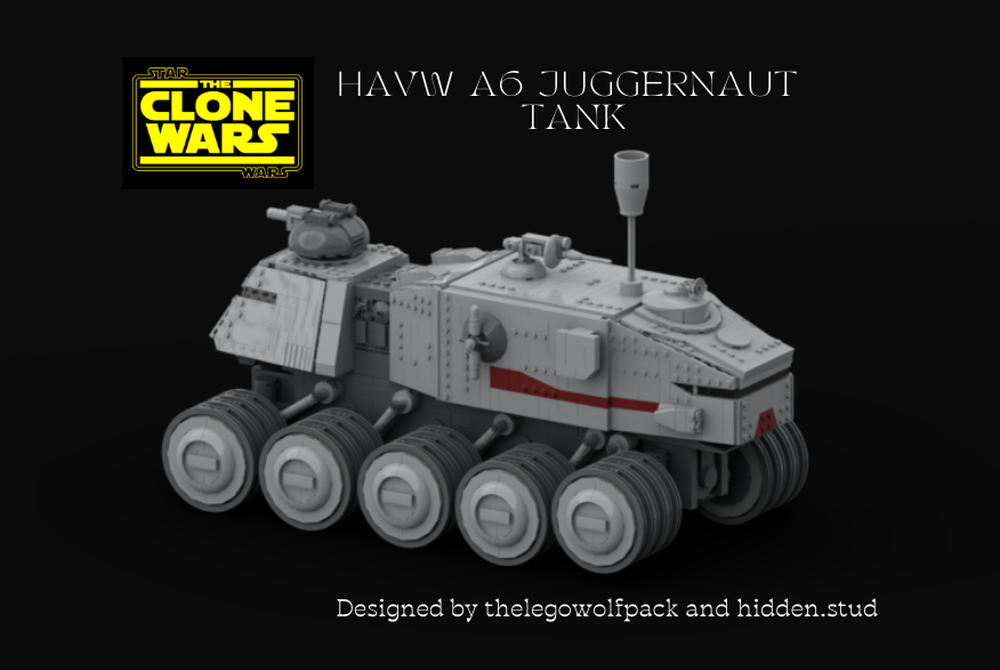 LEGO MOC HAVw A6 juggernaut tank V3 by thelegowolfpack | Rebrickable ...
