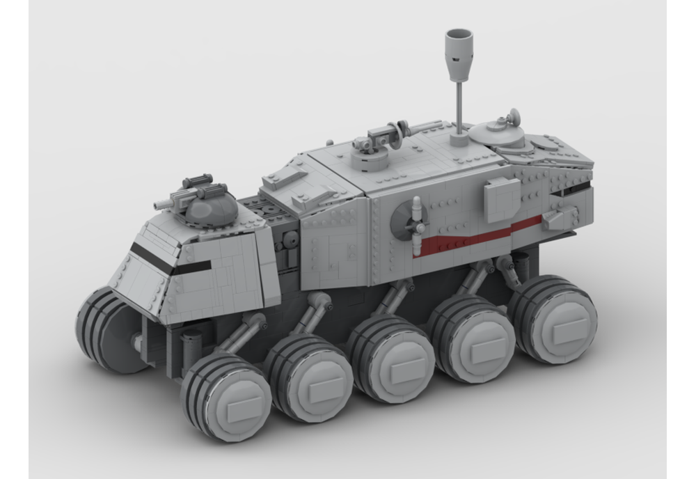 Lego Moc Havw A6 Juggernaut Tank V3 Brickbuilt Wheels By