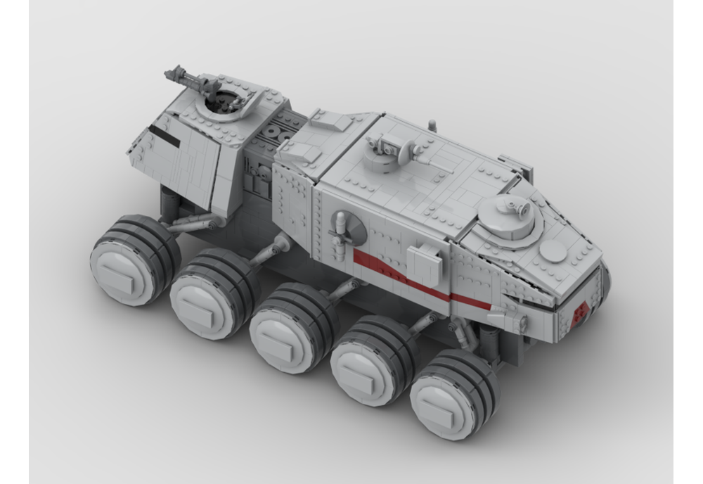 Lego Moc Havw A6 Juggernaut Tank V3 Brickbuilt Wheels By
