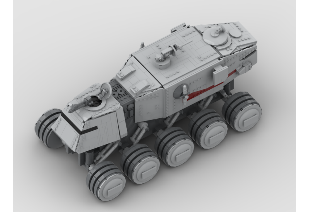 Lego Moc Havw A6 Juggernaut Tank V3 Brickbuilt Wheels By