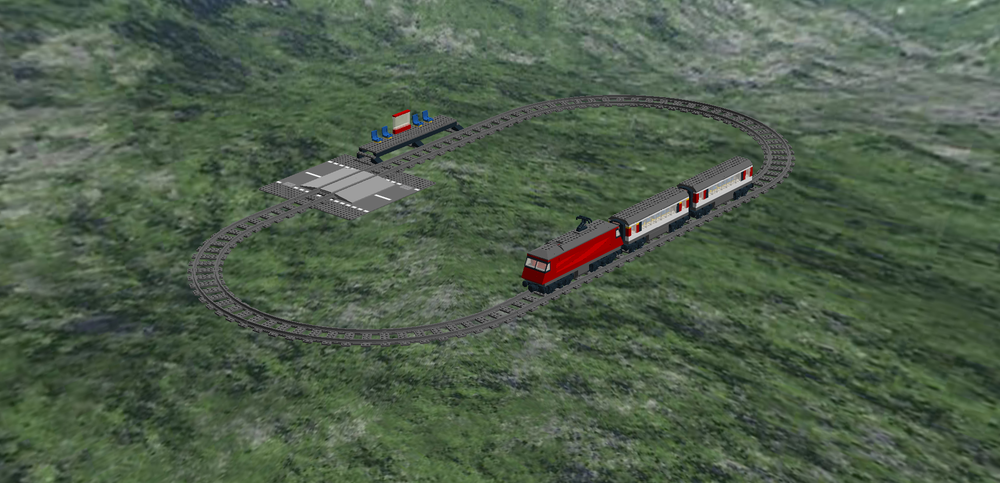 LEGO MOC Swiss Re 460 with EW IV Coaches by Tangens | Rebrickable ...