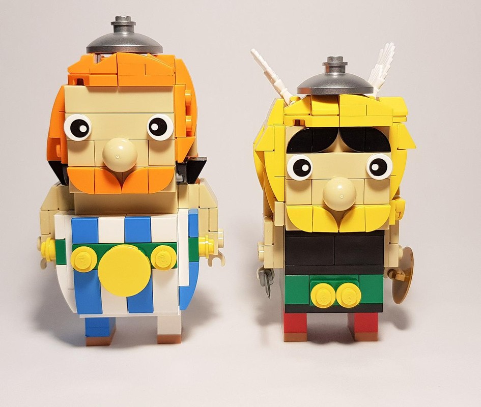 Lego Moc Asterix And Obelix Brickheadz By Marickh Rebrickable