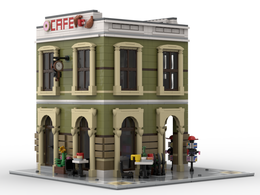 LEGO MOC Conservator's Cafe - Compatible with Set 10326 by Brick ...