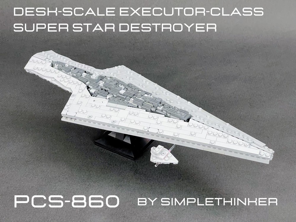 LEGO MOC Desk-Scale Executor-Class SSD by simplethinker | Rebrickable - Build with LEGO