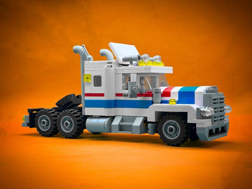 LEGO MOC Highway Rig Remake 5580 by IBrickedItUp | Rebrickable - Build ...