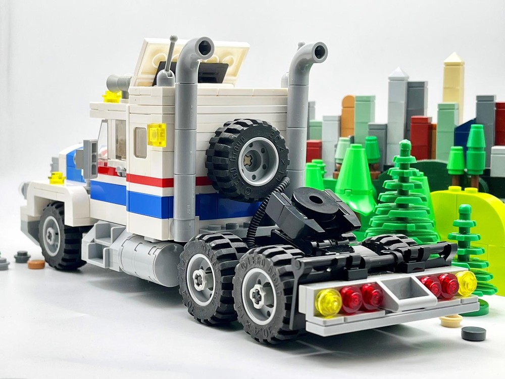 Lego Moc Highway Rig Remake 5580 By Ibrickeditup Rebrickable Build