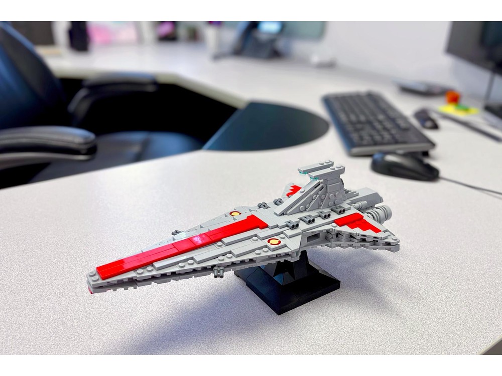 Lego Moc Desk Scale Venator Class Sd By Simplethinker Rebrickable