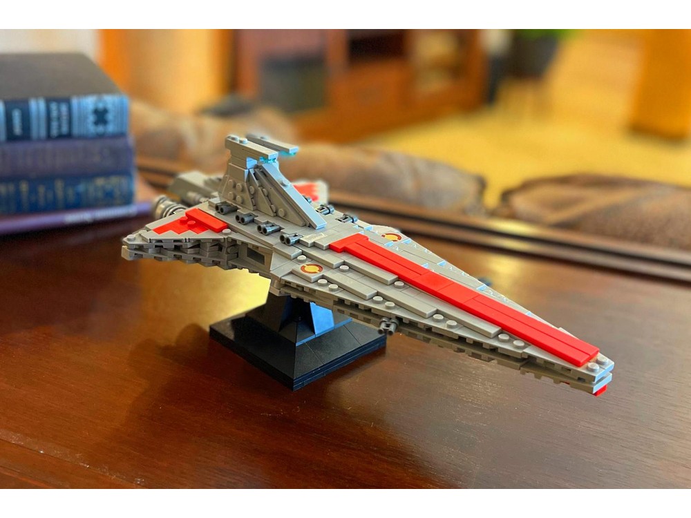 Lego Moc Desk Scale Venator Class Sd By Simplethinker Rebrickable